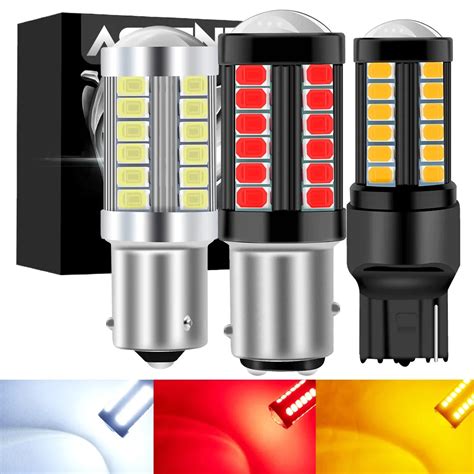 2X 1156 BA15S P21W 1157 P21 5W BAY15D BAU15S PY21W T20 7443 7440 3157