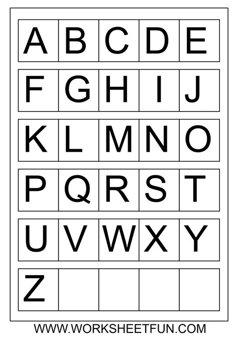 Alphabet Maternelle Lettre Majuscule à Imprimer dsullana