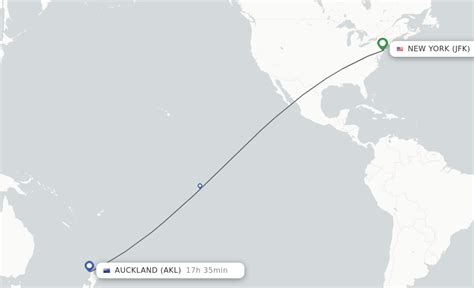 Direct Non Stop Flights From New York To Auckland Schedules