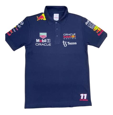 Playera Tipo Polo Redbull Racing F Checo Perez Env O Gratis