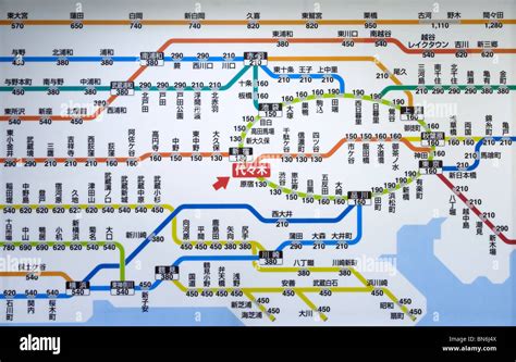 Yamanote Line Map And Tarriffs For The JR Yamanote Line 51 OFF