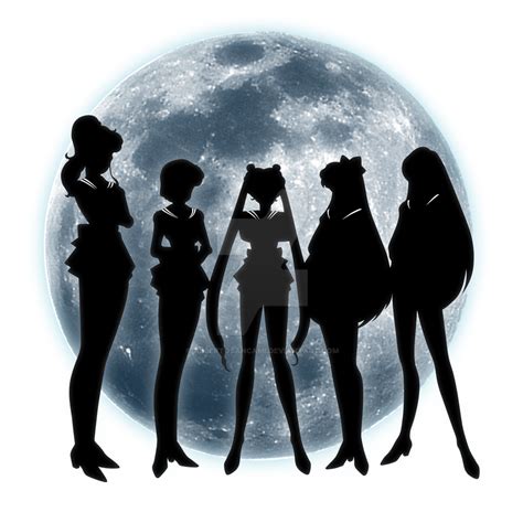 Sailor Moon Silhouettes By Albertosancami On Deviantart
