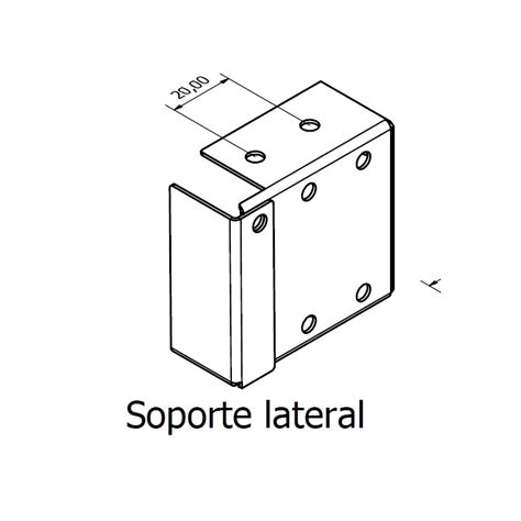 Juego De Soportes Laterales Para Persiana Veneciana Lamas De Madera Mm
