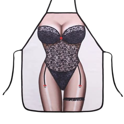 NEW 2016 Hot Novelty Sexy Lace Underwear Apron For Women Funny Night