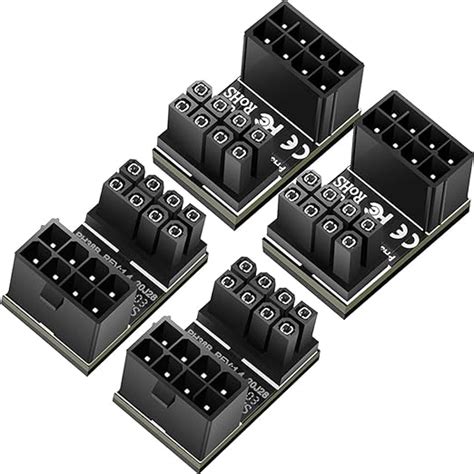 Xiatiaosann Adaptateur ATX 8 broches femelle à 8 broches mâle