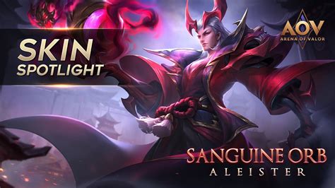 Aleister Sanguine Orb Skin Spotlight Garena AOV Arena Of Valor