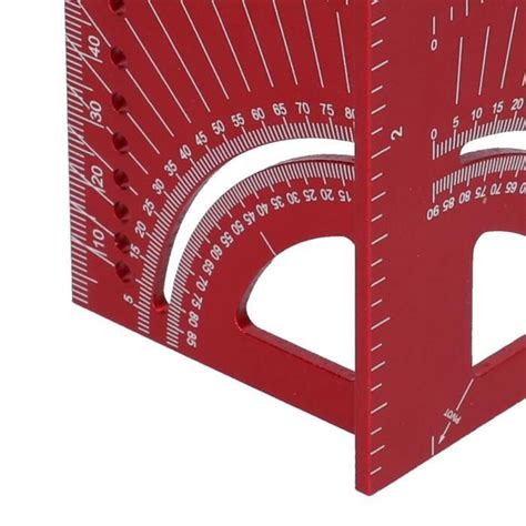 EAS règle d angle 45 90 degrés Règle de mesure de taille carrée pour le