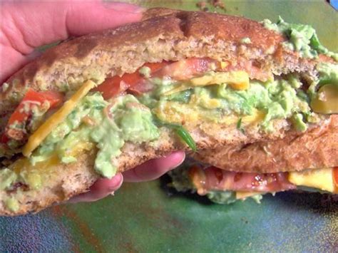 Veggie Guacamole Submarine Sandwich Recipe Food Recipe