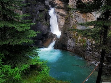 Cliff Falls World Most Famous Waterfall Landscape Wallpaper Preview