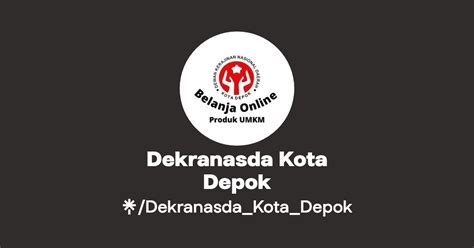 Dekranasda Kota Depok Instagram Facebook TikTok Linktree