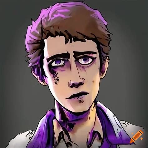 Digital Art Of William Afton In Telltale S The Walking Dead Style On