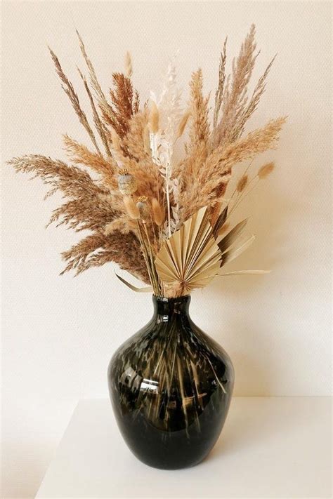 Droogbloemen Boeket Belle Incl Vaas Gedroogde Bloemen Vaas