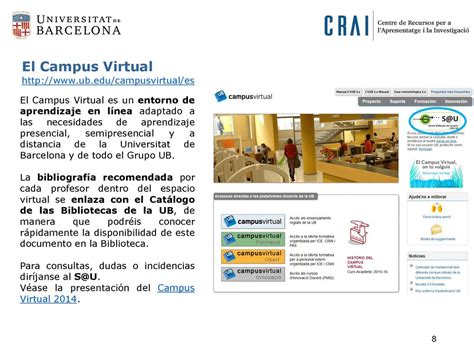 Conocer el CRAI Biblioteca de Biblioteconomía y Documentación ppt