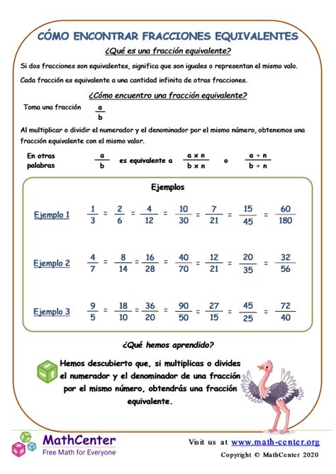 Tercer Grado Hojas De Aprendizaje Fichas Informativas Math Center