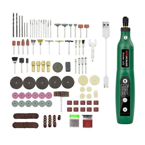 Kit d outils rotatifs électriques mini ensemble de broyeurs poignée