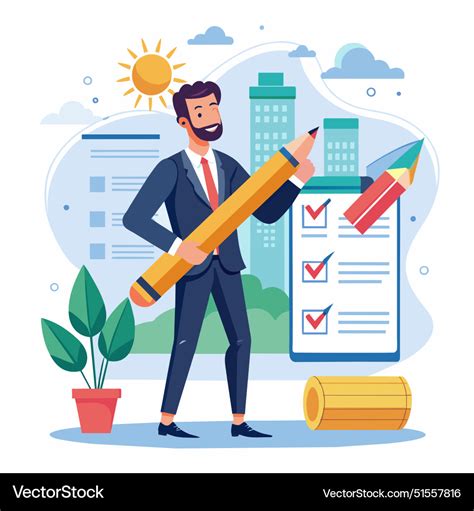 Project Tracking Goal Tracker Task Completion Vector Image