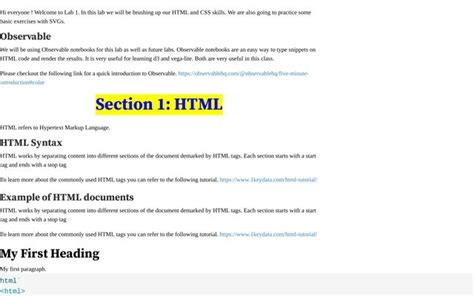 lab 1 html css svg as9934 observable