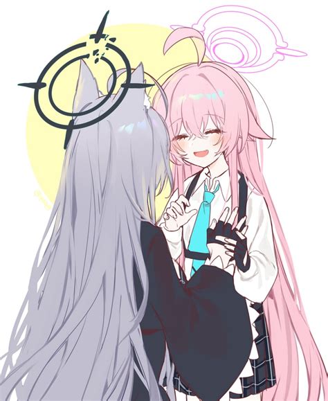Shiroko Hoshino And Shiroko Blue Archive Drawn By Sp0i0ppp Danbooru