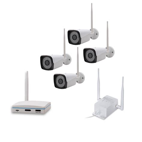 Kit Vid Osurveillance G Avec Cam Ras Wifi Ultra Hd K Enregistrement