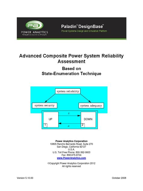 advanced composite power system reliability assessment based on state enumeration technique