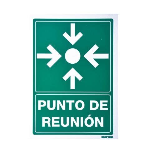 Señalamiento de Punto de reunión 25x36 SES6