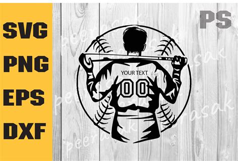 Baseball Player SVG Graphic By ILukkystore Creative Fabrica