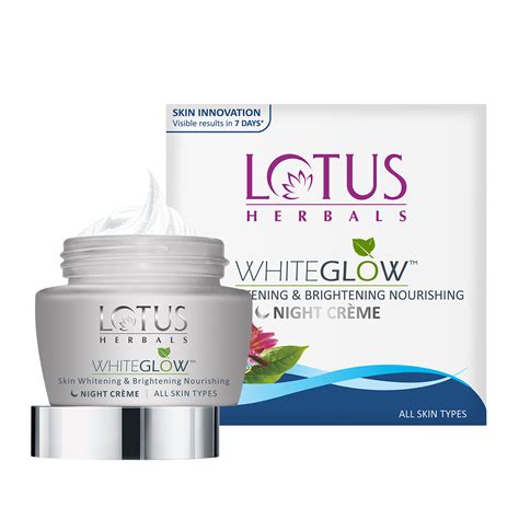 Lotus Herbals Whiteglow Skin Whitening Brightening Nourishing Night