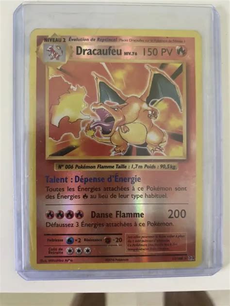 Carte Pokemon Dracaufeu Holo Reverse X Y Evolution Eur Picclick Fr