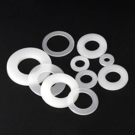White Nylon Washers Flat Standoff Washer Plastic M2 M2 5 M3 M4 M5 M6 M8