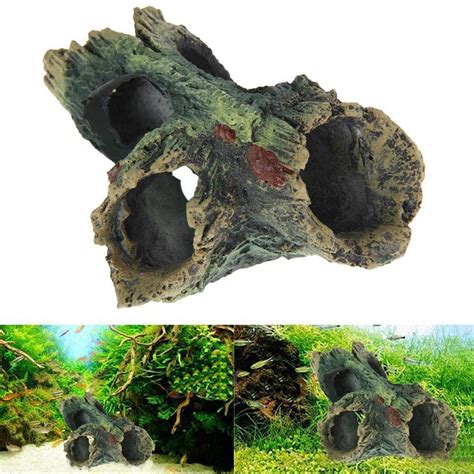 1 Pc Livre De Poluição Natural Não Tóxico Decorativo Resina Aquário