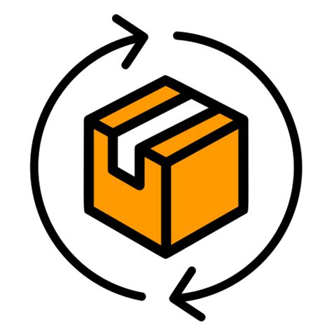 Return Box Generic Fill Lineal Icon