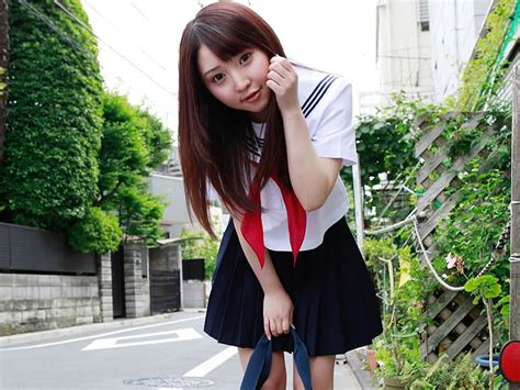 Pure Japanese School Girl With The Beat On The Streets 03 Preview Hd Wallpaper Pxfuel