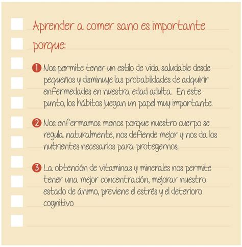 Por Qu Es Importante Aprender A Comer Sano Al Doctor