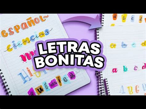 5 TIPOS DE LETRAS para TÍTULOS Y APUNTES BONITOS Barbs Arenas Art