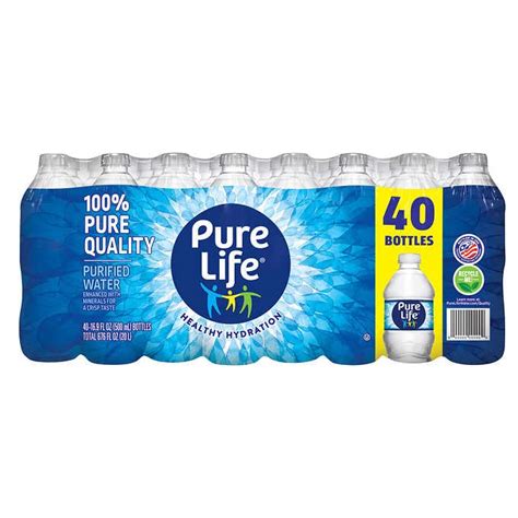 Nestle Waters Nestle Pure Life Agua Purificada 169 Onzas 40 Paquetes