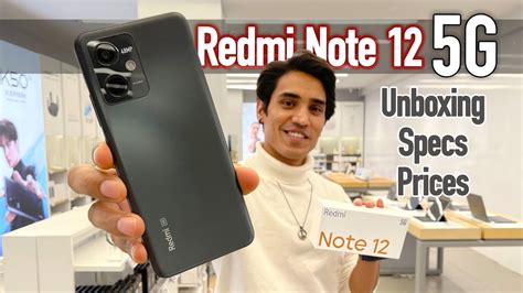 Redmi Note 12 5G Unboxing Full Review Specs Price All In One