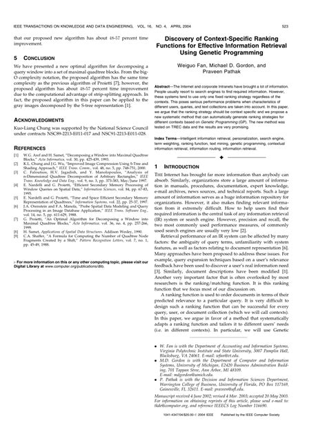 pdf discovery of context specific ranking functions for effective information retrieval using