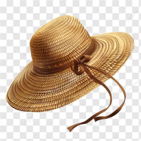 Sombreros De Paja Elegantes Para Un Look De Verano PNG Dibujos