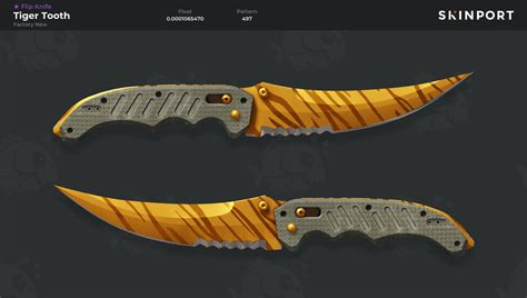 Flip Knife Tiger Tooth Factory New Counter Strike 2 Skinport