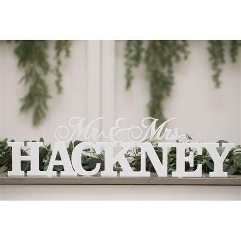 Mr Mrs With SURNAME Table Decoration Mr Mr Table Sign Mrs Mrs