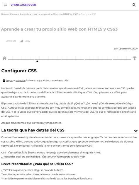 6 css configurar css en sitio web con html5 y css3 pdf pdf hojas de estilo en cascada