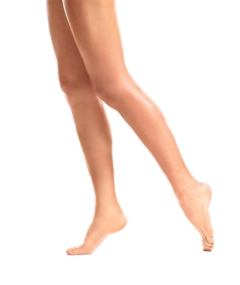 Premium Photo Female Legs Isolated On White