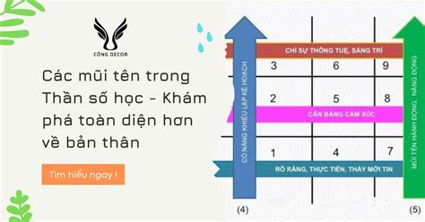 Ý nghĩa các mũi tên trong Thần số học khám phá toàn diện hơn về bản thân
