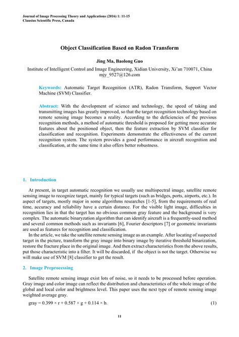 pdf object classification based on radon transform · fig 3 radon angular adjustment