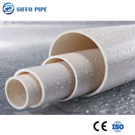 DN125mm Plastic Grey Color Tube PVC Pipe UPVC Pipe MPVC Pipe For