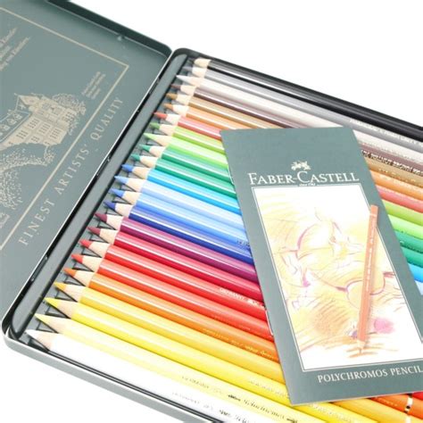 Crayons Faber Castell polychromos boite métal 120 crayons