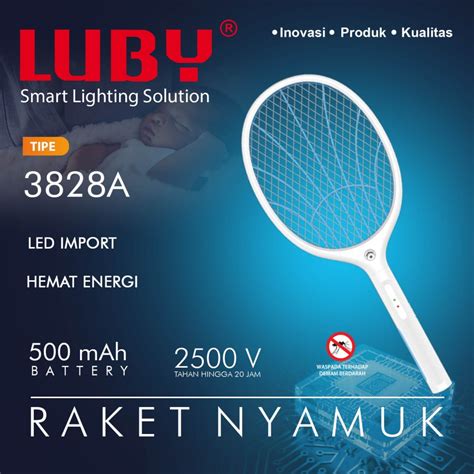 Jual Raket Nyamuk Luby Type L 3828 Raket Shopee Indonesia