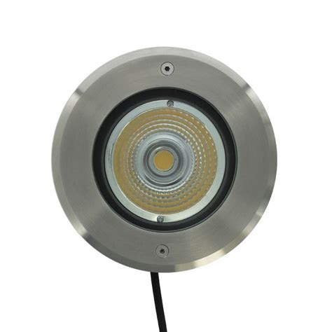 Spot LED orientable encastré de sol 160mm 15W 230V Balisage extérieur