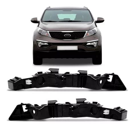 Par Guia Suporte Parachoque Dianteiro Sportage 11 12 A 2015