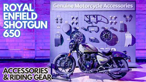 Royal Enfield Shotgun 650 Accessories GMA And Riding Gear Options